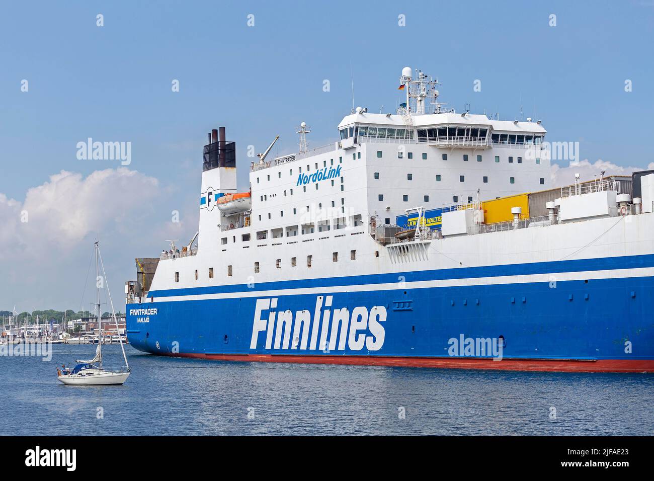 Finnlines Ferry Departs, Travemuende, Luebeck, Schleswig-Holstein ...
