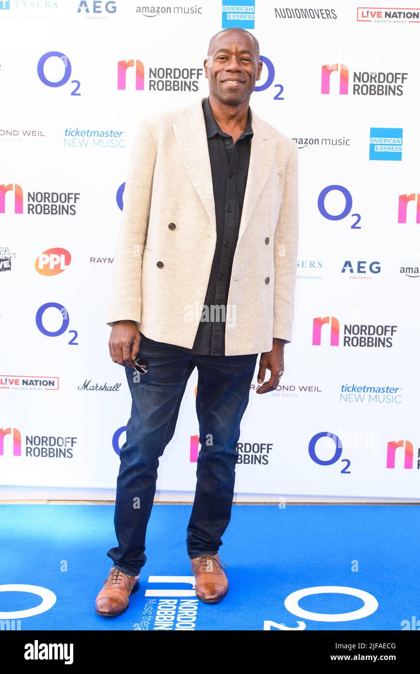 London, UK. 1 July 2022. Andrew Roachford attending the Nordoff Robbins ...