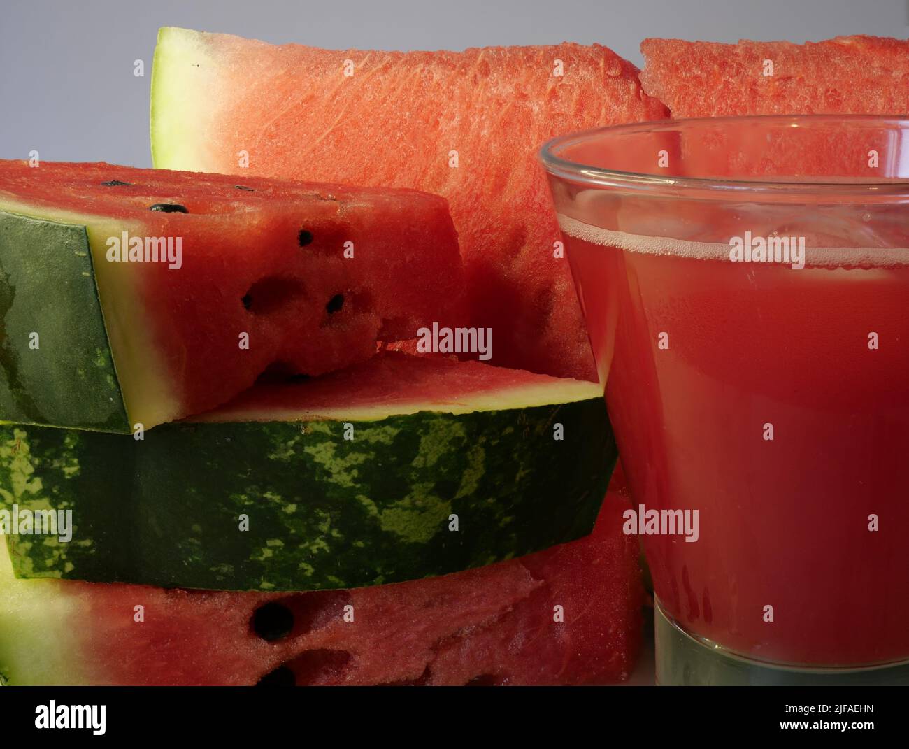 Watermelon summer drink and snack served chilled Stock Photo - Alamy
