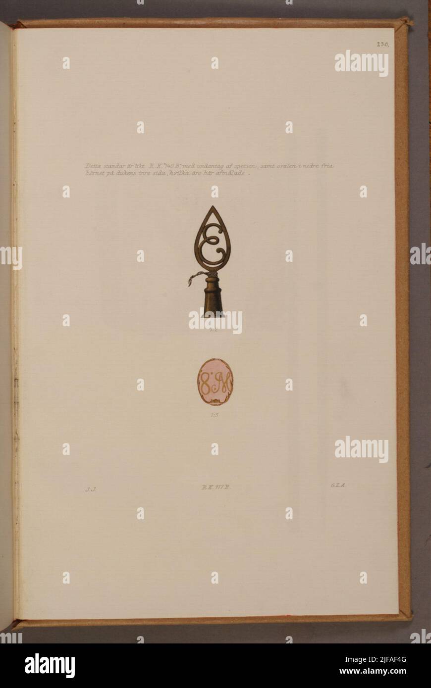 Department in gouache depicting detail of field signs taken as a trophy ...