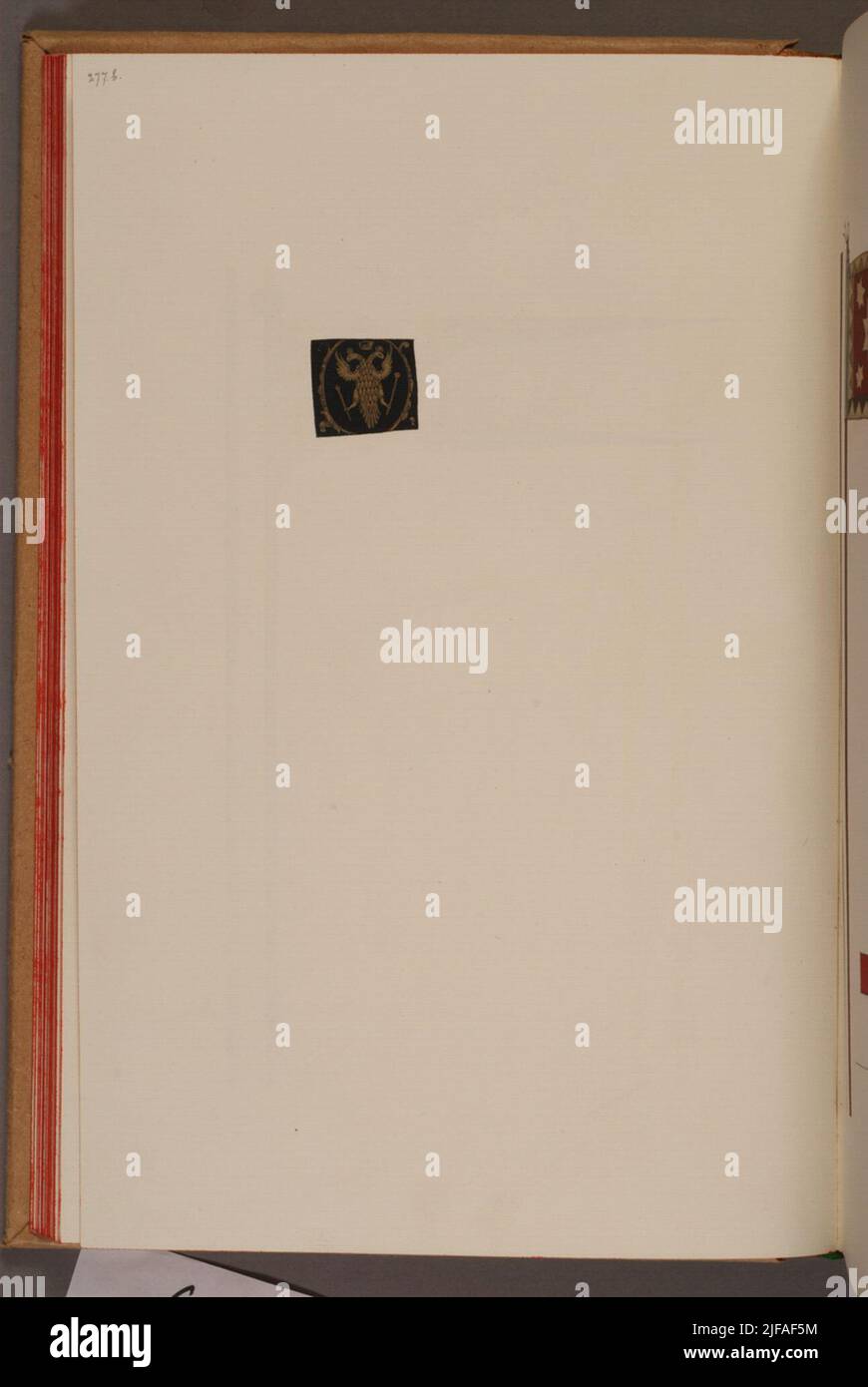Department in gouache depicting detail of field signs taken as a trophy ...
