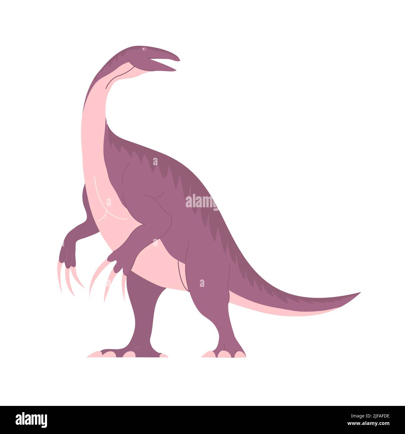 Ancient pangolin therizinosaurus. Herbivorous dinosaur of the Jurassic ...