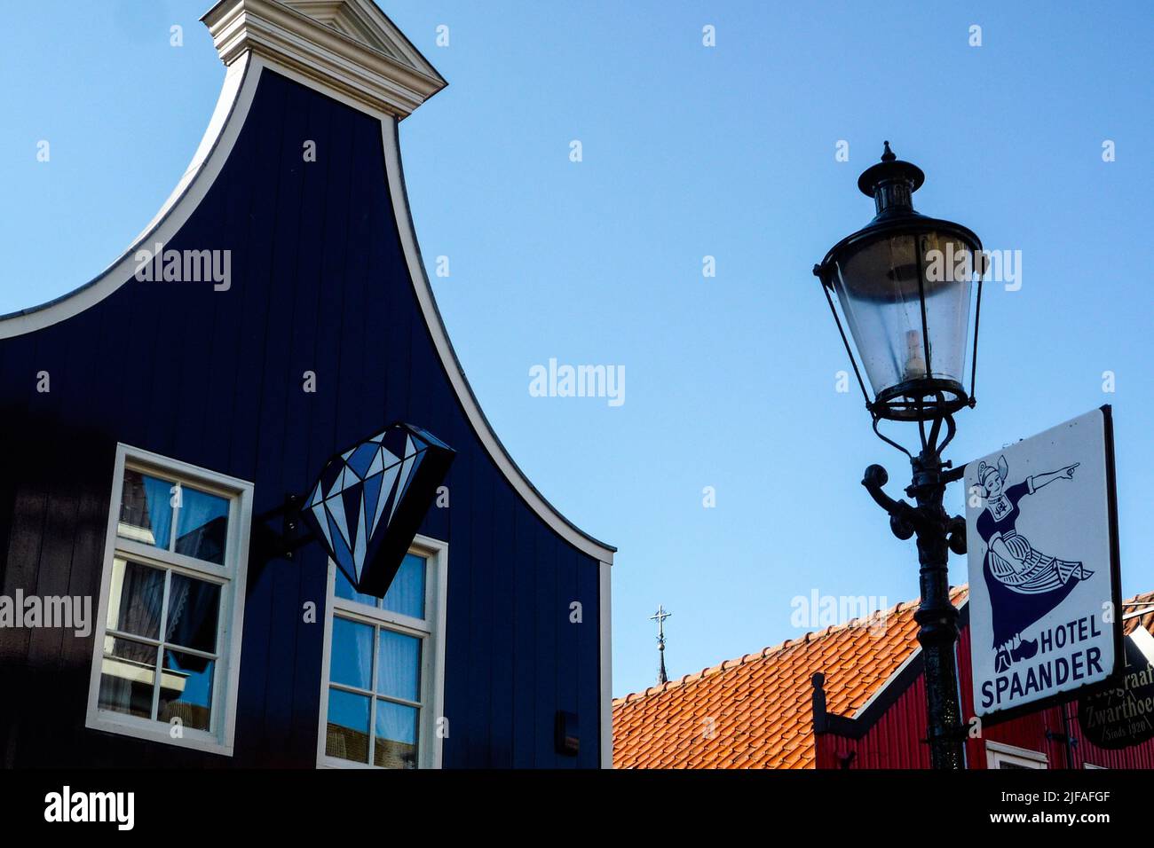 Volendam, Dutch town on the Markermeer Lake, northeast of Amsterdam ...
