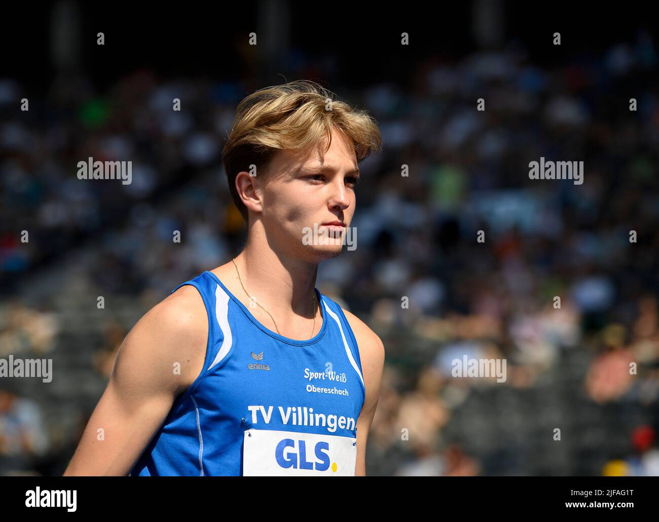 Adrian ENGSTLER (TV Villingen/ 4th place), men's 800m final on June ...