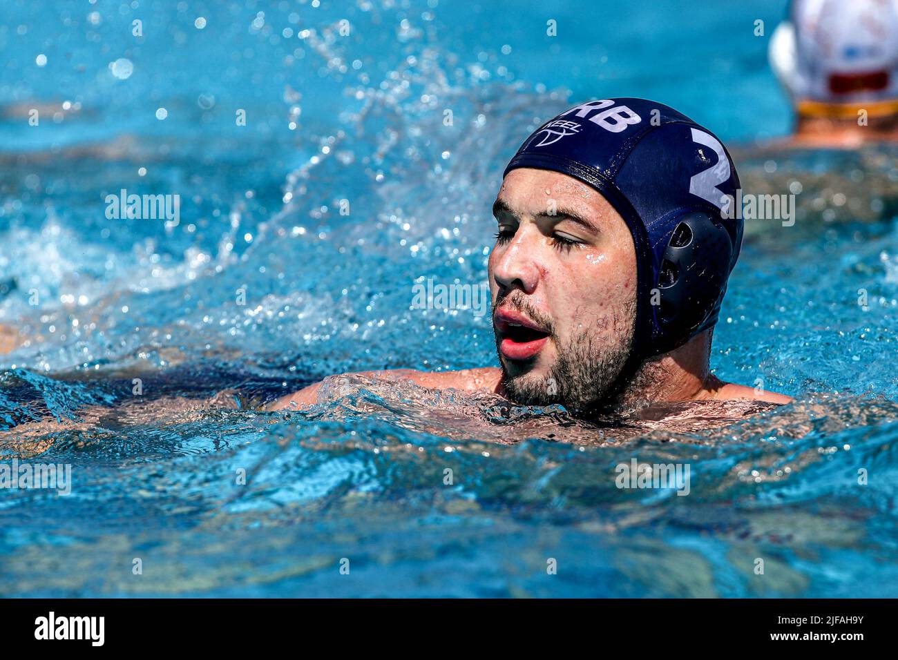 BUDAPEST, HUNGARY - JULY 1: Dusan Mandic of Serbia during the FINA ...