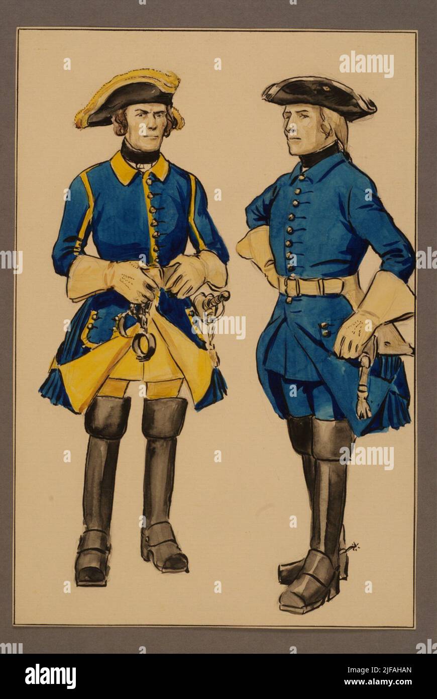 Swedish uniform of 18th century hi-res stock photography and images - Alamy