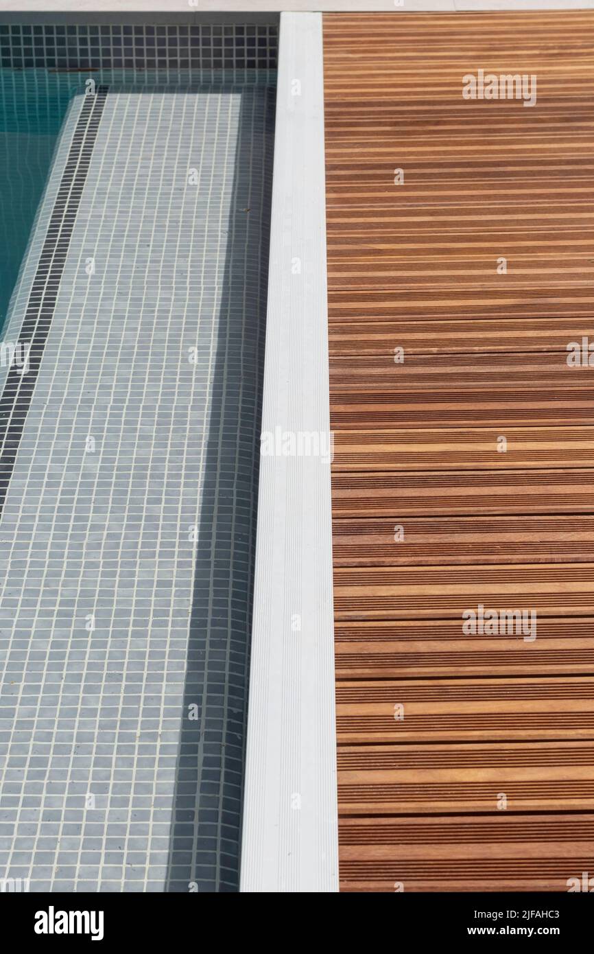 Pool wood floor texture texture hi-res stock photography and images - Alamy