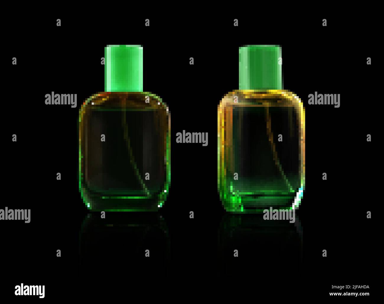 Glass bottles for fragrance, perfume, cologne, cosmetic spray. Vector ...