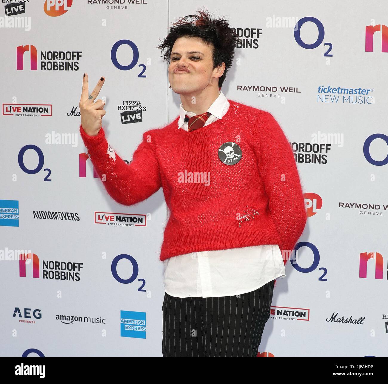 London, UK. 01st July, 2022. Yungblud attends The Nordoff Robbins O2 ...