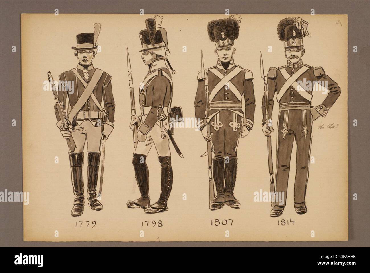 1779 grenadier hi-res stock photography and images - Alamy