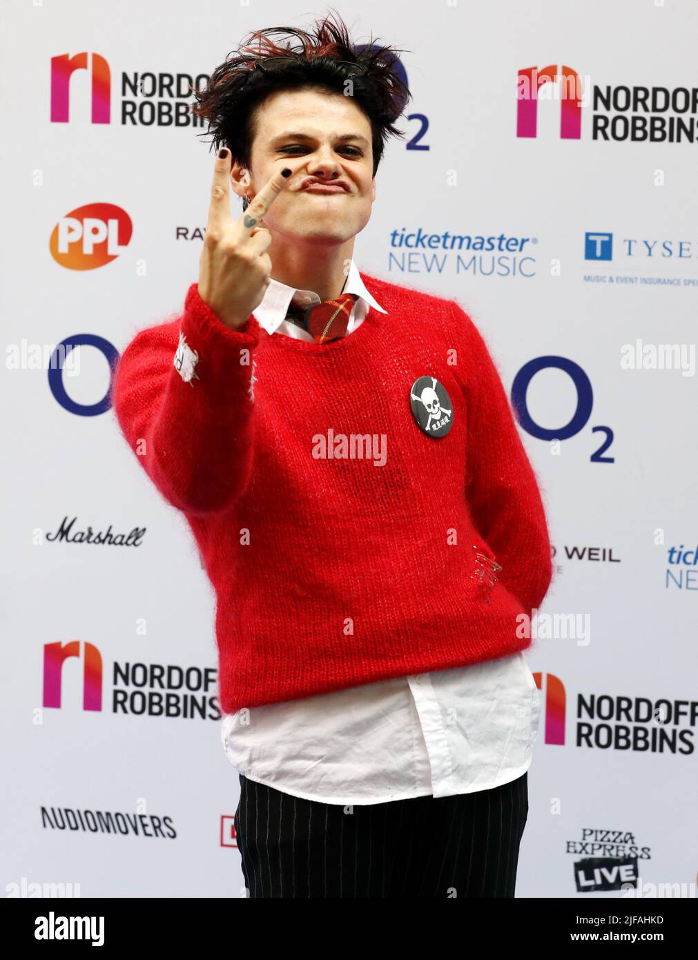 London, UK. 01st July, 2022. Yungblud attends The Nordoff Robbins O2 ...