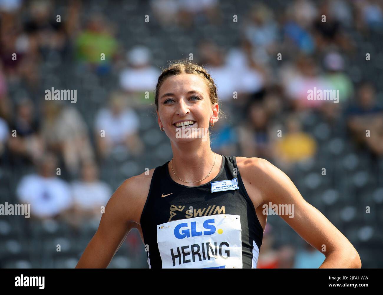 Winner Christina HERING (LG Stadtwerke Muenchen) Women's 800m final on ...