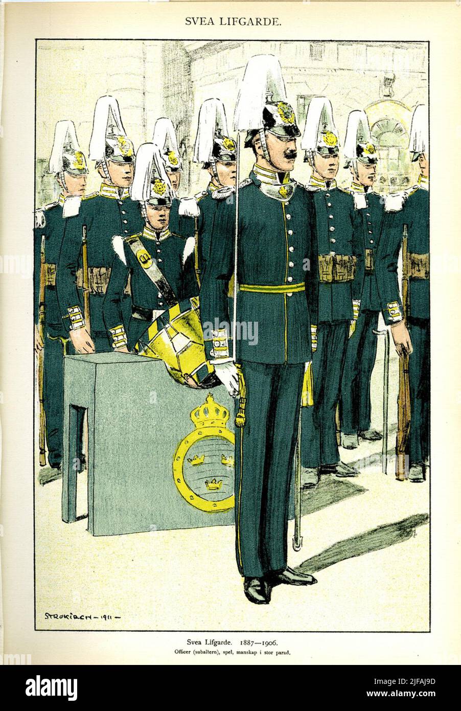 The poster with uniform for officer (subaltern), games, crew in large ...