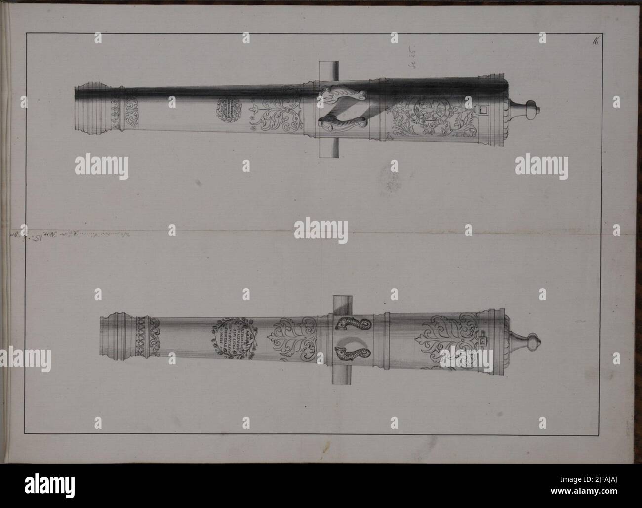 Image depicting fire pipes taken as trophies of the Swedish army in the ...