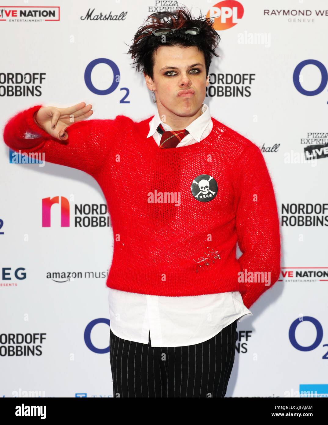 London, UK. 01st July, 2022. Yungblud attends The Nordoff Robbins O2 ...