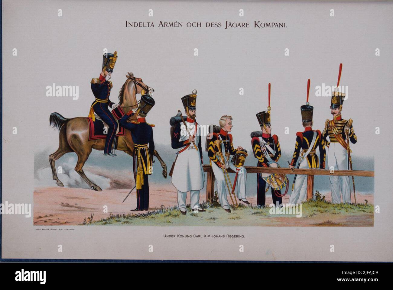 President with uniform for the Divided Army and its hunter company ...