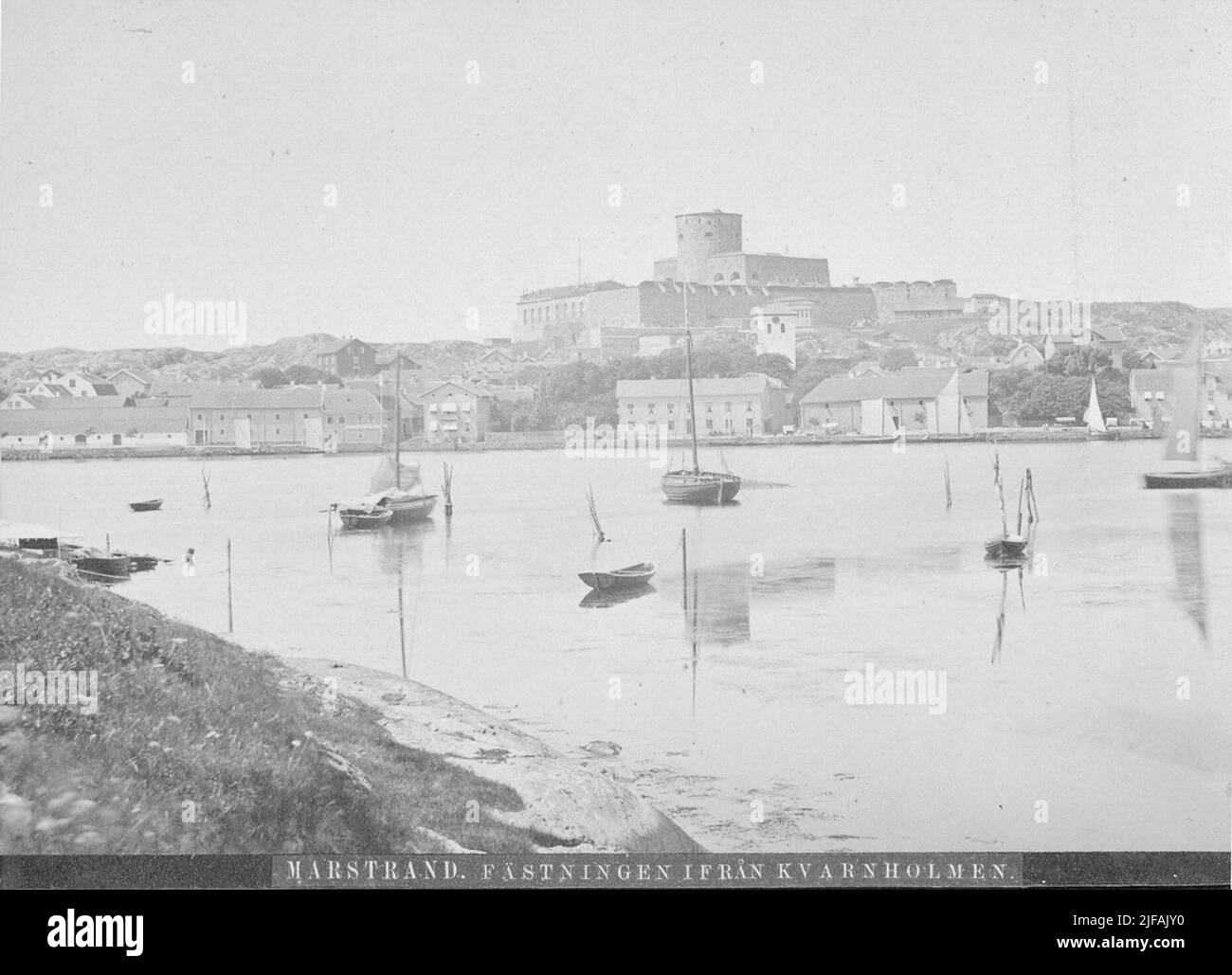 View of Marstrand's fortress. View of Marstrand's fortress Stock Photo ...