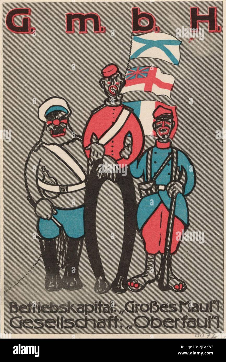 German propaganda image from the First World War Stock Photo - Alamy