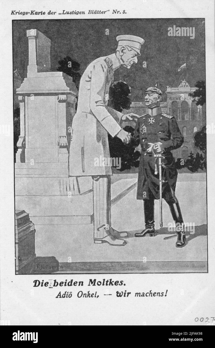 German propaganda image from the First World War Stock Photo - Alamy