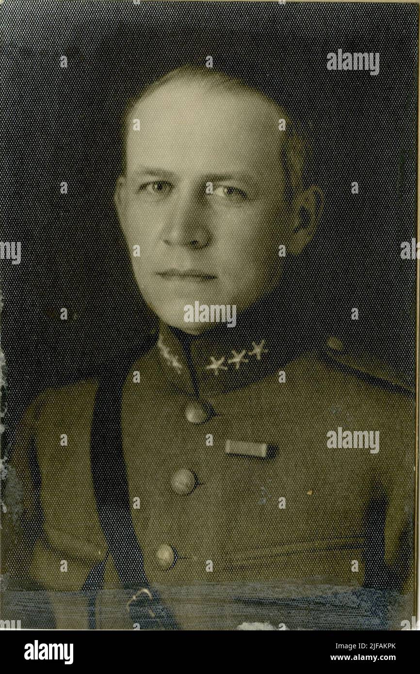 Portrait of Carl Henry Tottie, major at the General Staff Stock Photo ...