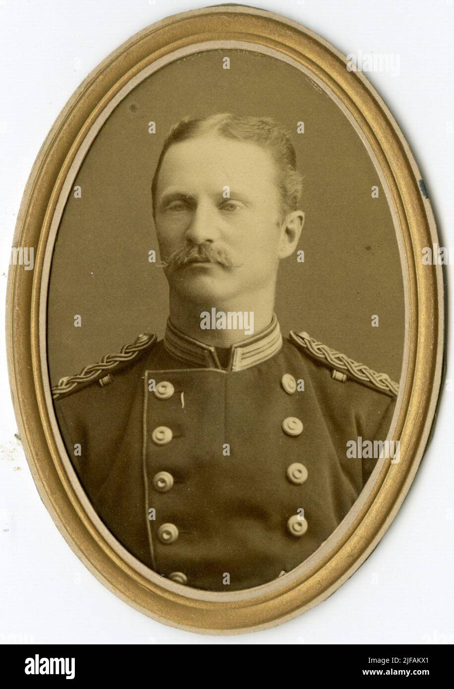 Portrait of Eli Aramis d'Artagnan Wistrand, lieutenant at Närk's ...