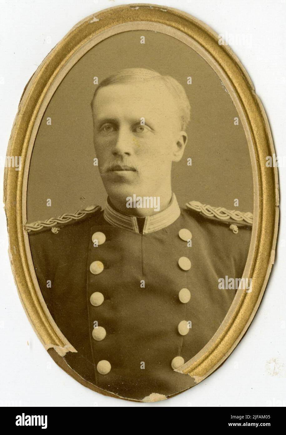 Portrait of Gustaf Ludvig Torgny Boije Hjertström, lieutenant at the ...