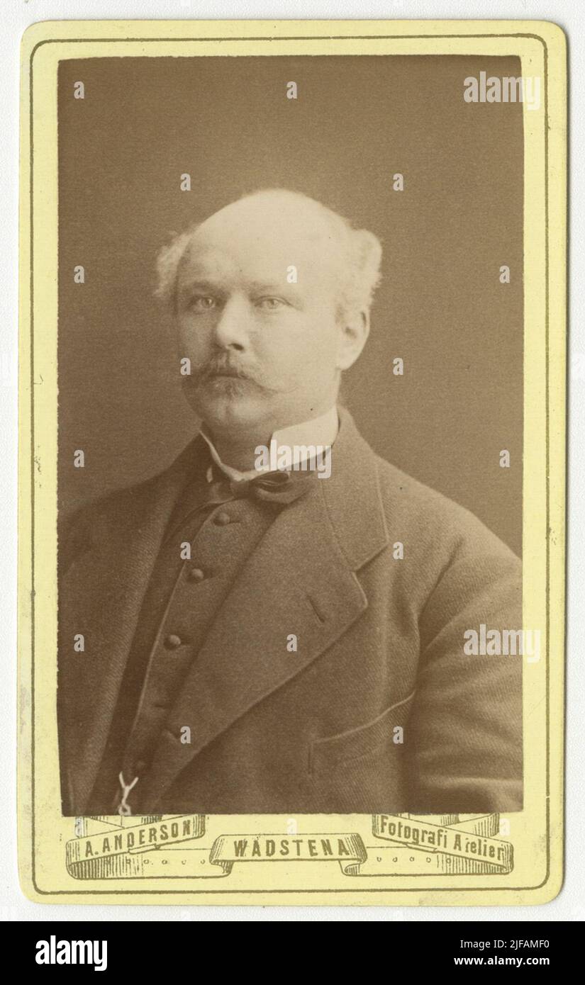 Portrait of Fredrik Wilhelm Mauritz Braun, officer at Kalmar Regiment ...