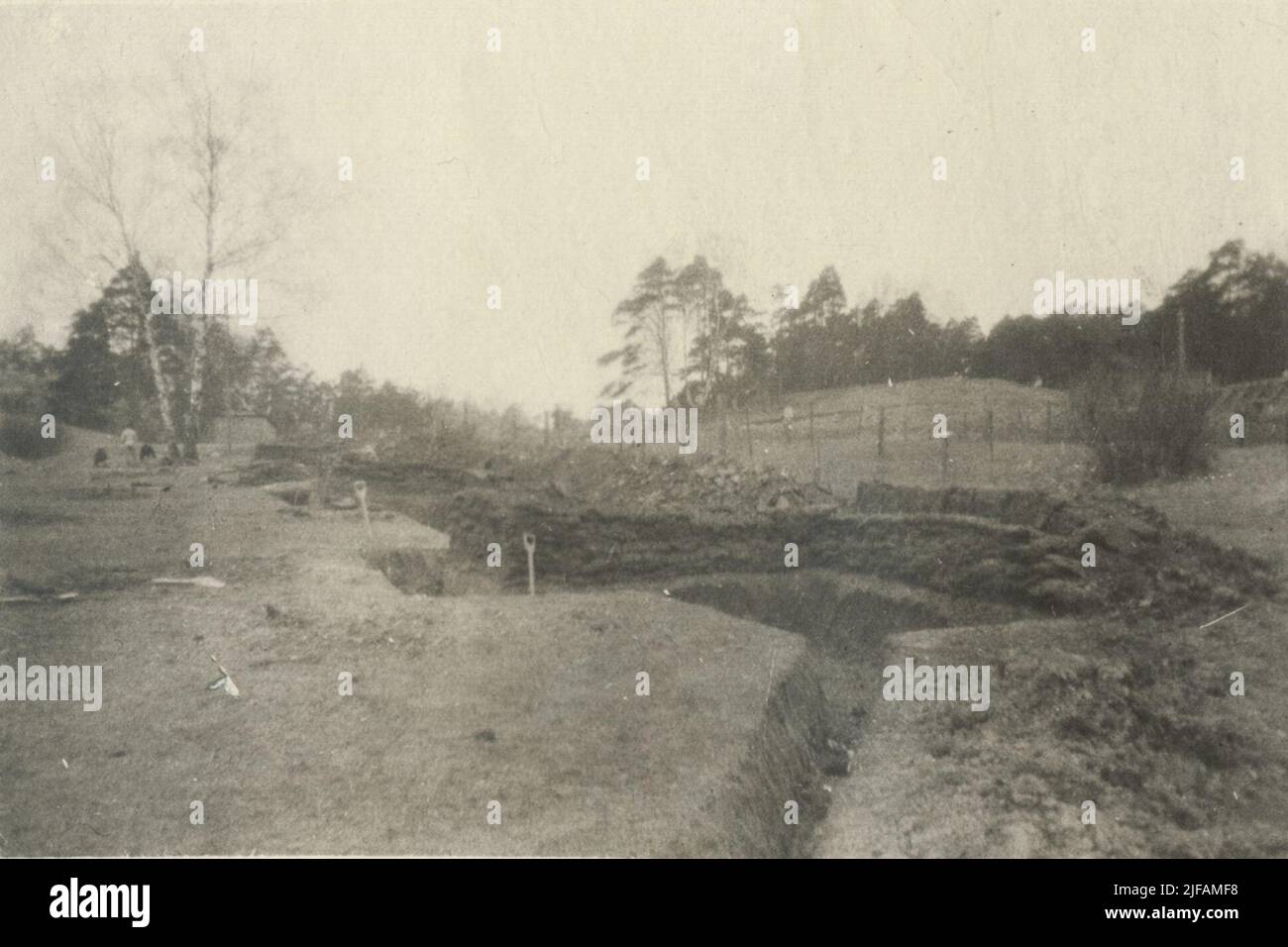 A trenches during work Stock Photo - Alamy