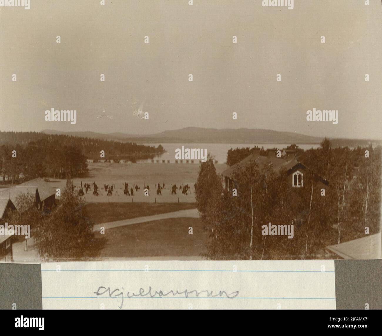 Overview picture from the Hälsinge regiment's exercise site Mohed. The ...