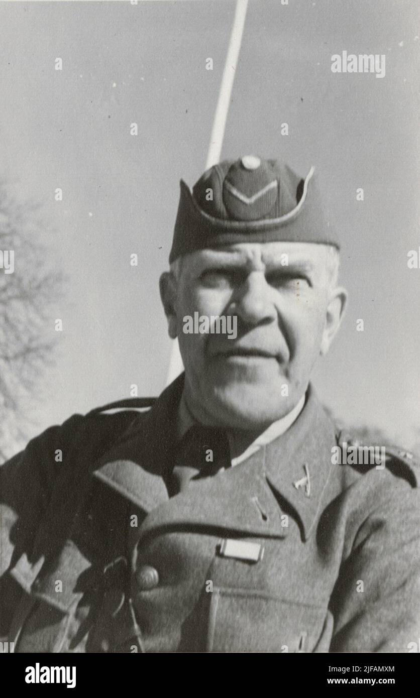 Portrait of fanatic Falk at Södermanland's regiment in 10 Stock Photo ...