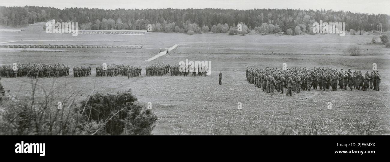 Position with I. Battalion at Södermanland Regiment in 10 Stock Photo ...