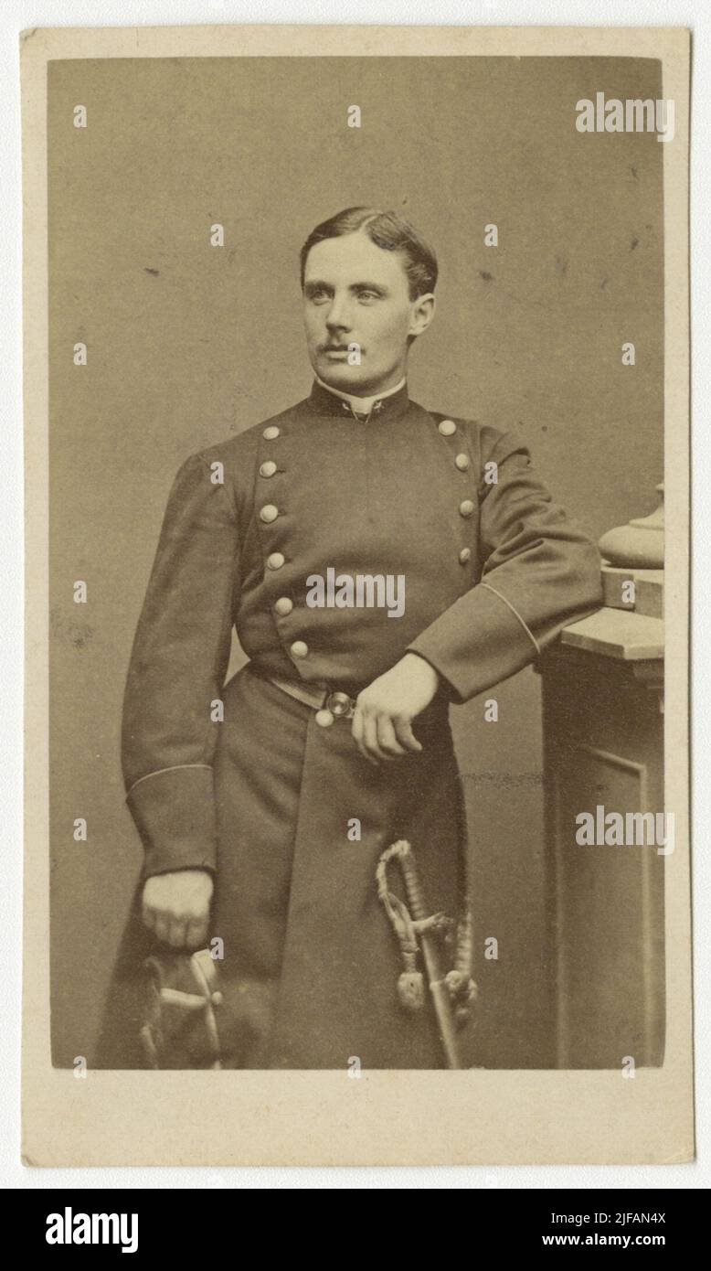 Portrait of Johannes Bernhard Lindgren, lieutenant at Västmanland's ...