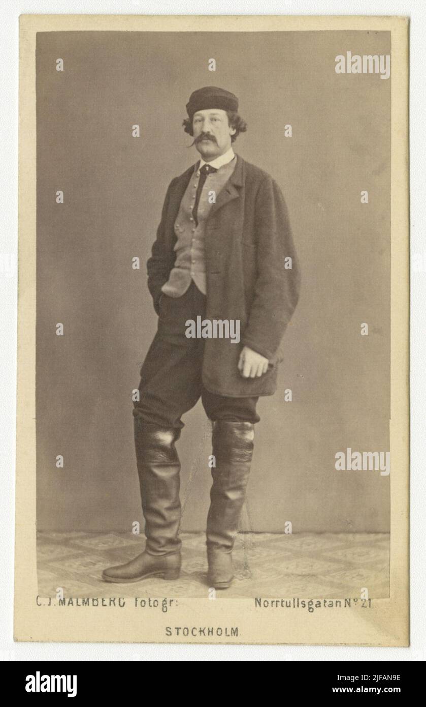 Portrait by Johan Emil Hagdahl, officer at the Road and Water Building ...