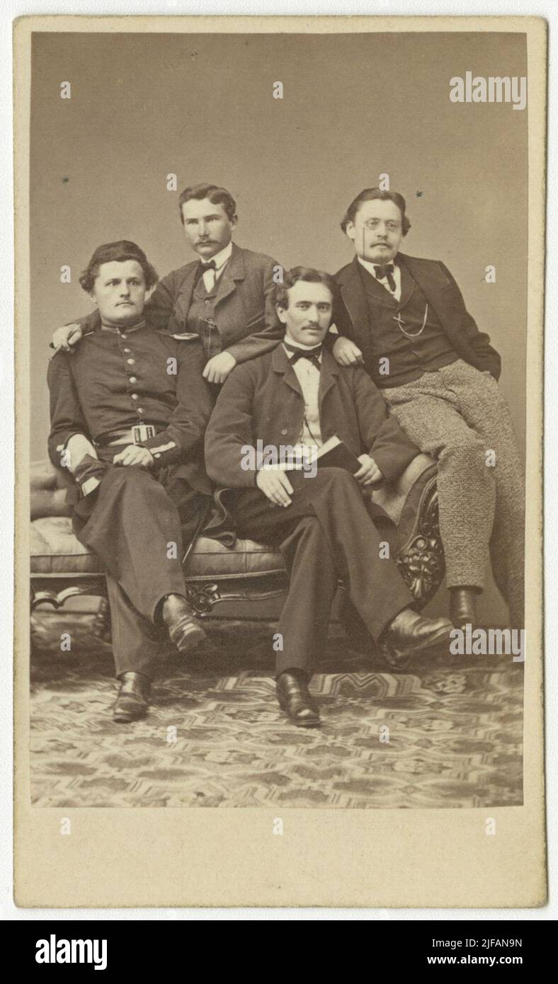 Portrait of engineer Oscar Wickman, chambers Carl Gustaf Lundell and ...