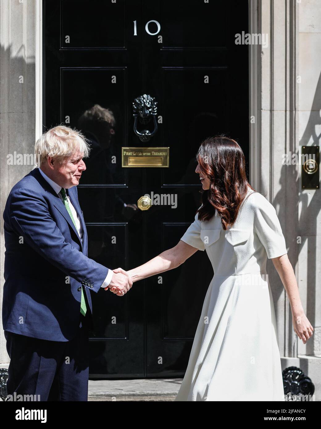 London, UK. 01st July, 2022. British Prime Minister Boris Johnson hosts ...