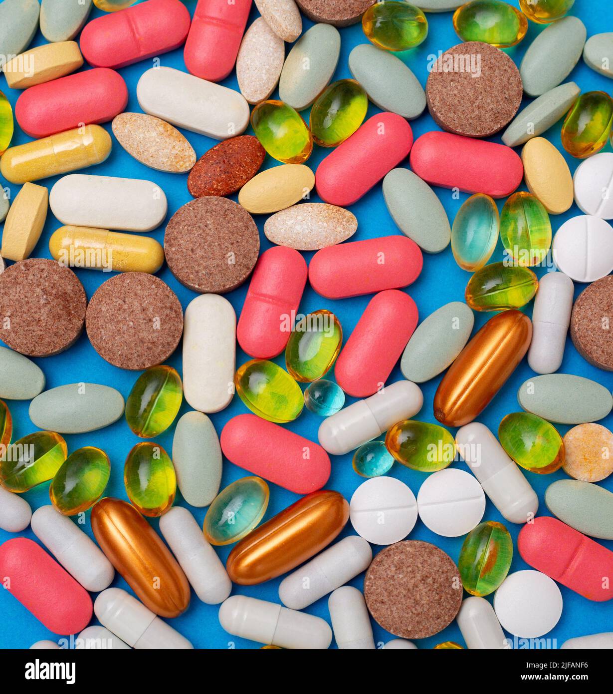 Different colorful medication and pills.Pharmaceutical, medical ...