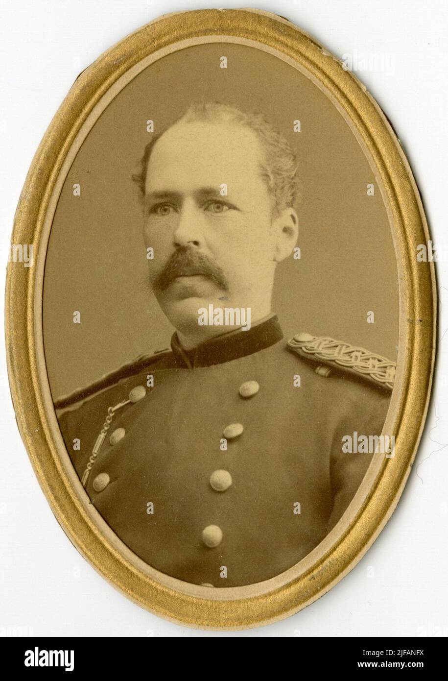 Portrait of Nore Martin, battalion physician at Fortification Stock ...