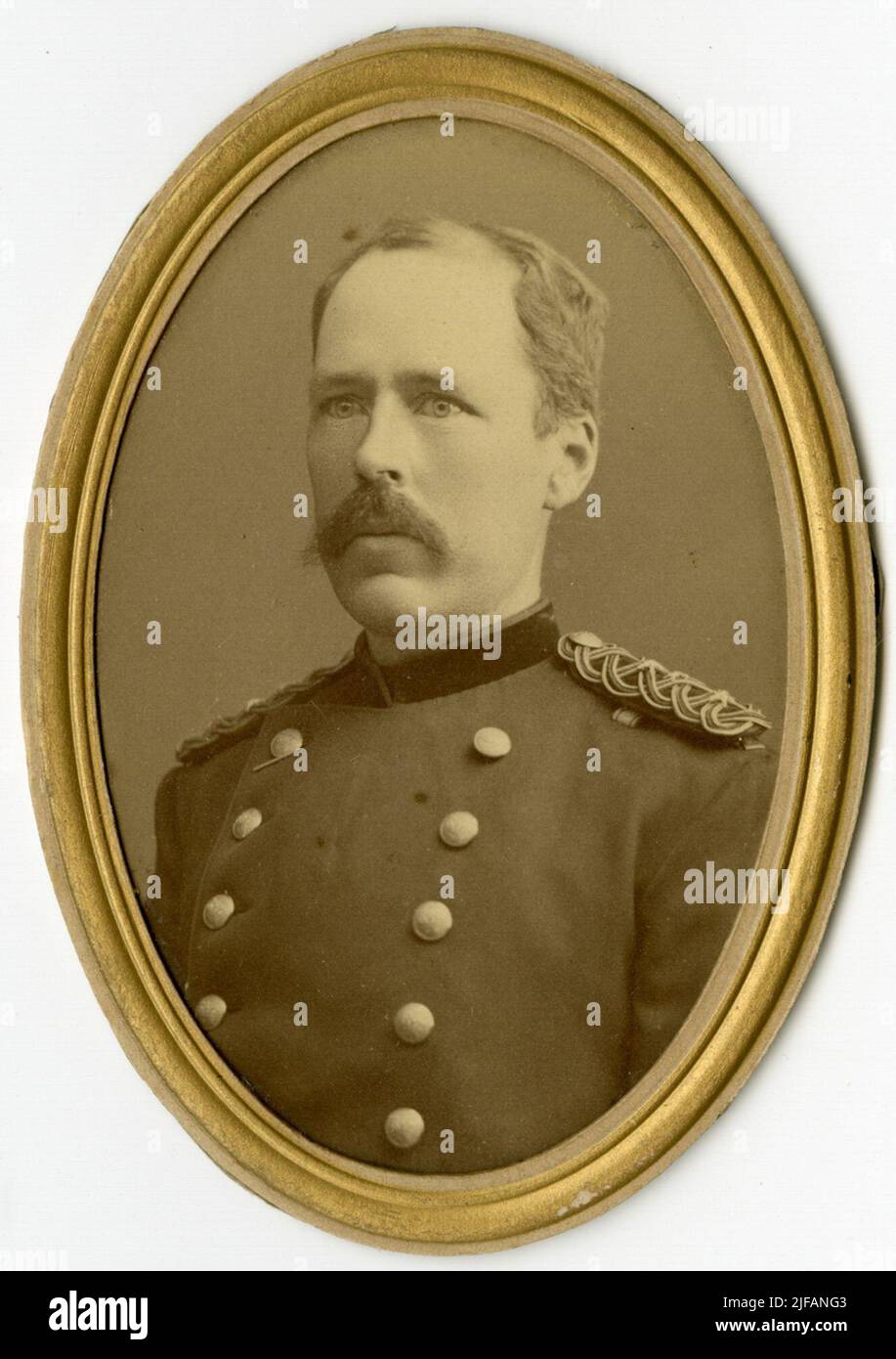 Portrait of Nore Martin, battalion physician at Fortification Stock ...