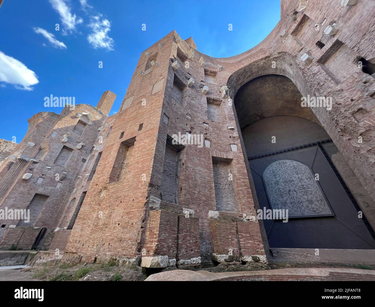 The ancient baths of Diocletian, Rome Stock Photo - Alamy