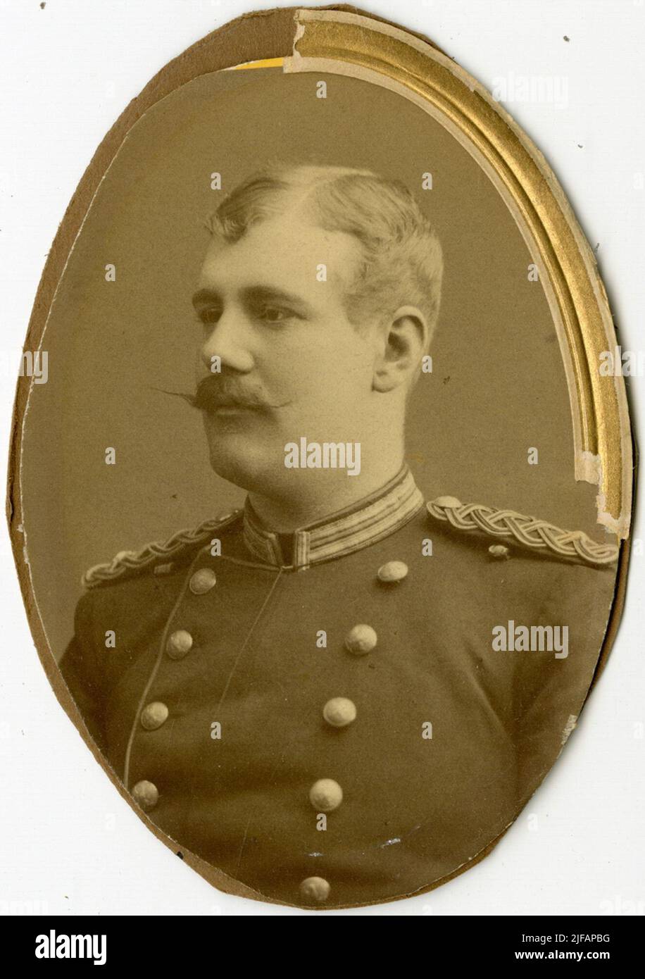 Portrait of Gustaf Michael Koch, lieutenant at Värmland's regiment in ...
