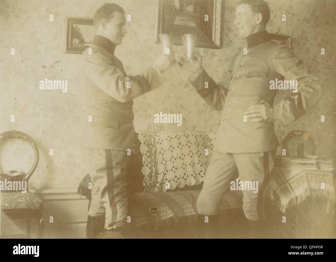 Two men who toast Stock Photo - Alamy