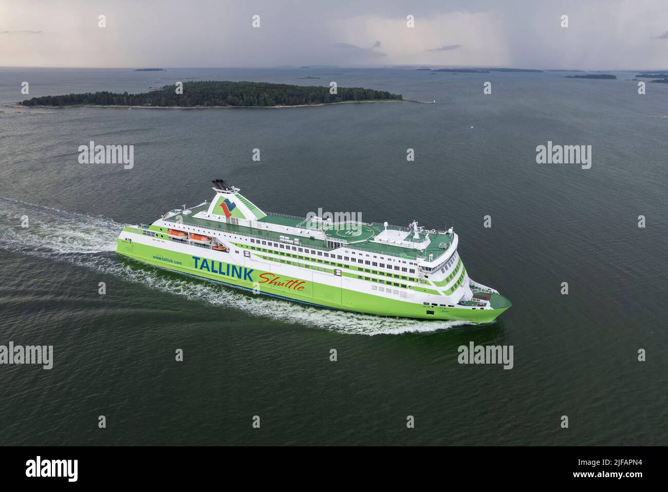 Tallink ferry Star arriving to Helsinki from Tallinn, Estonia Stock ...