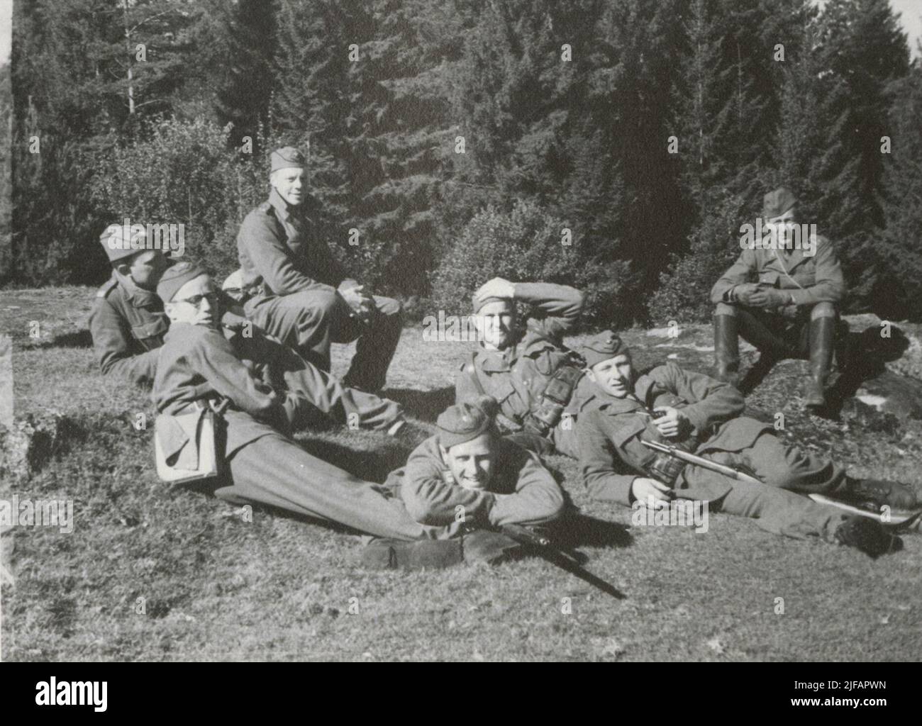 Pupils from Södermanland's regiment in 10 Stock Photo - Alamy