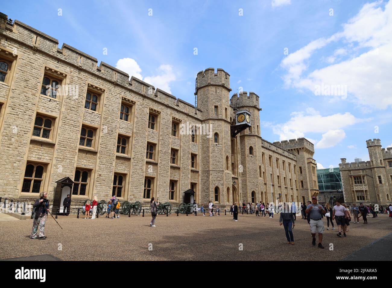 Waterloo Barracks inside the London Tower, London Stock Photo - Alamy
