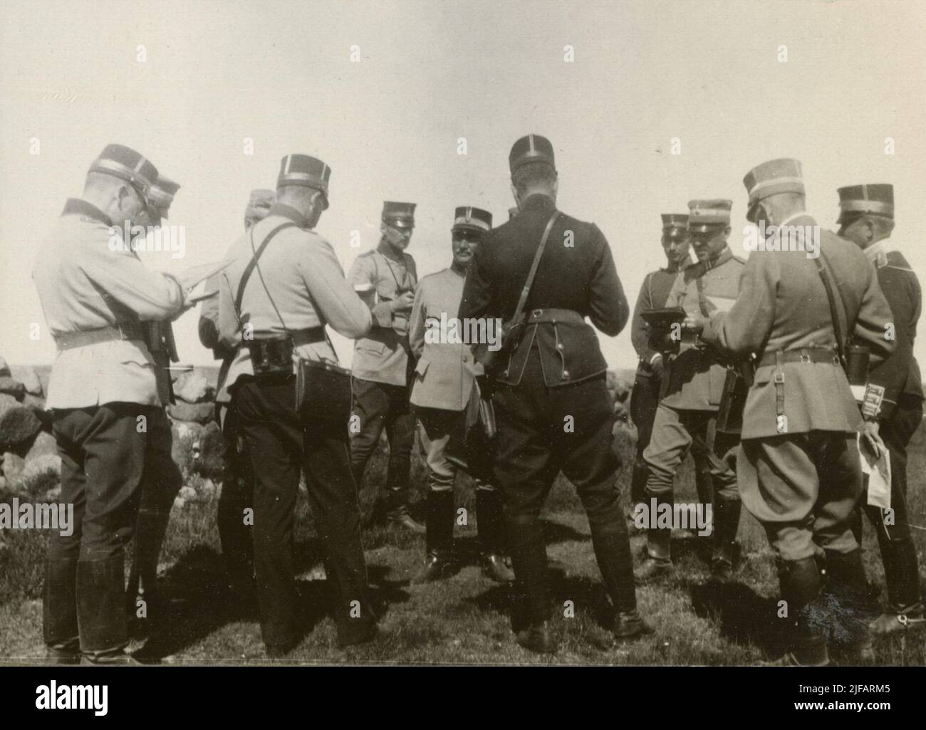 Infantry field exercises at Brötorp in Skåne 10.-16. June 1925 Stock ...