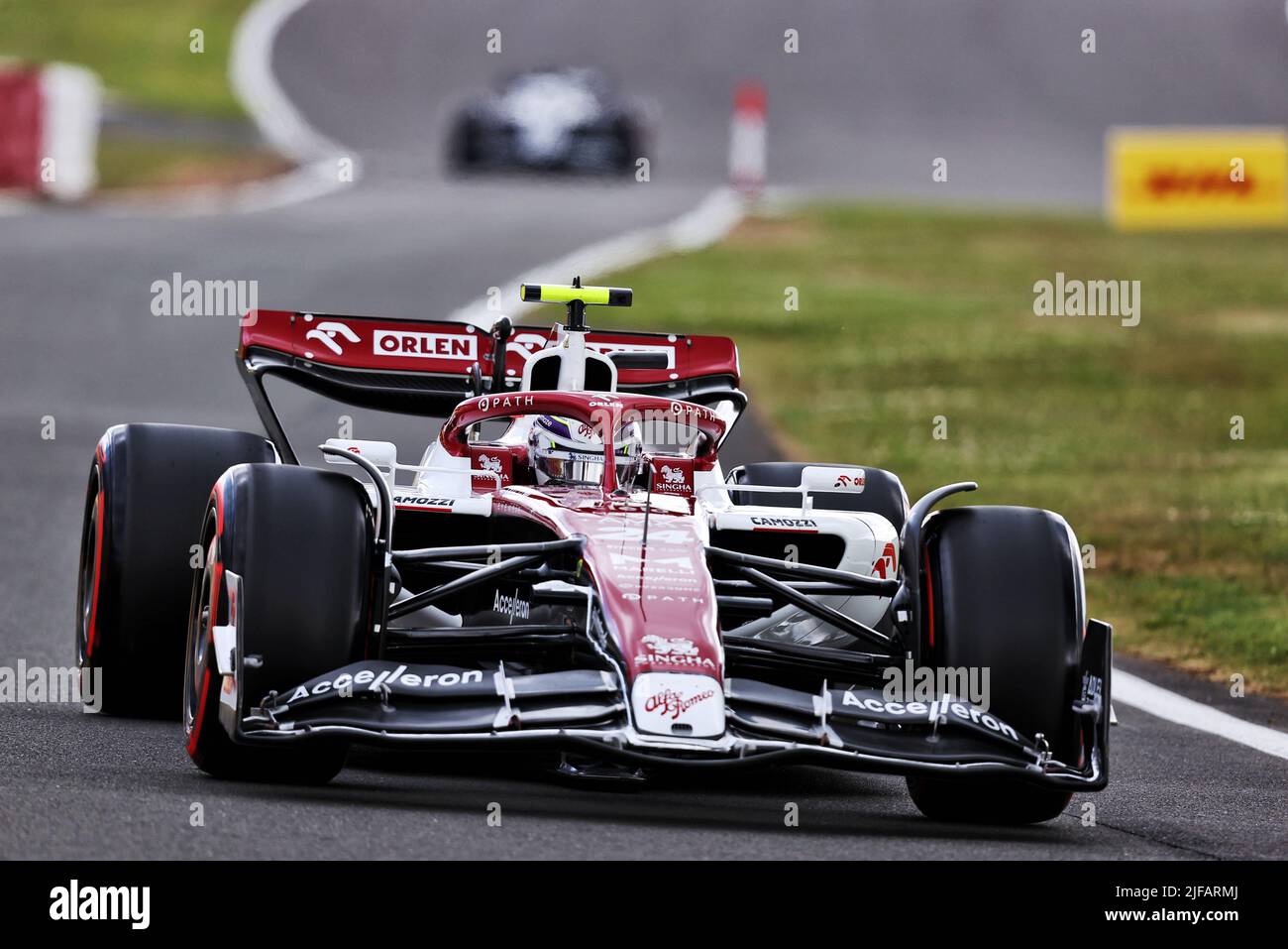 Silverstone, UK. 01st July, 2022. Guanyu Zhou (CHN) Alfa Romeo F1 Team ...