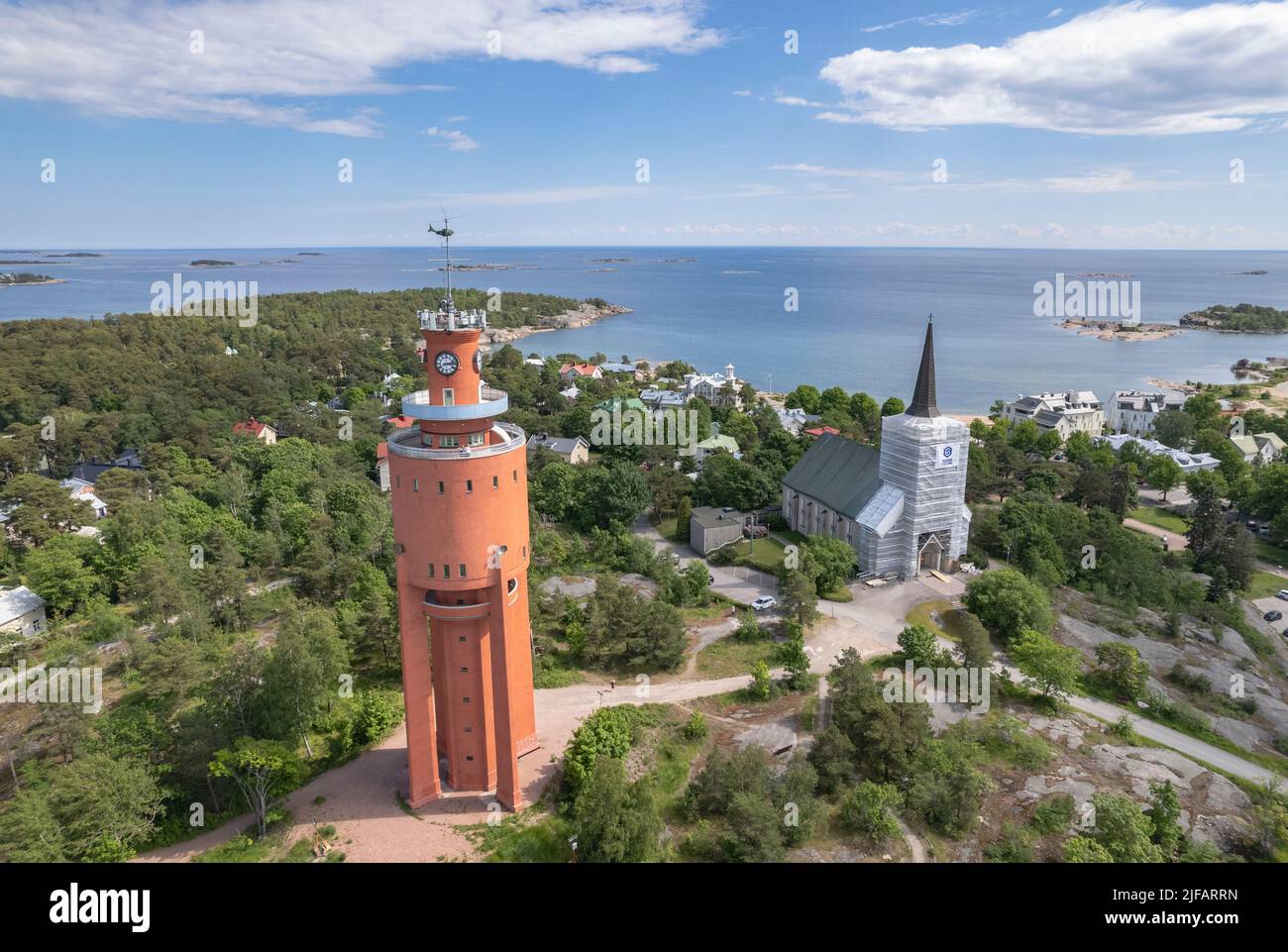 Aerial view of Hanko, Finland Stock Photo - Alamy