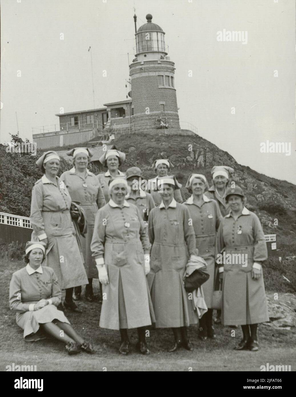 Lots in front of the hill's lighthouse in Höganäs during the lottery ...