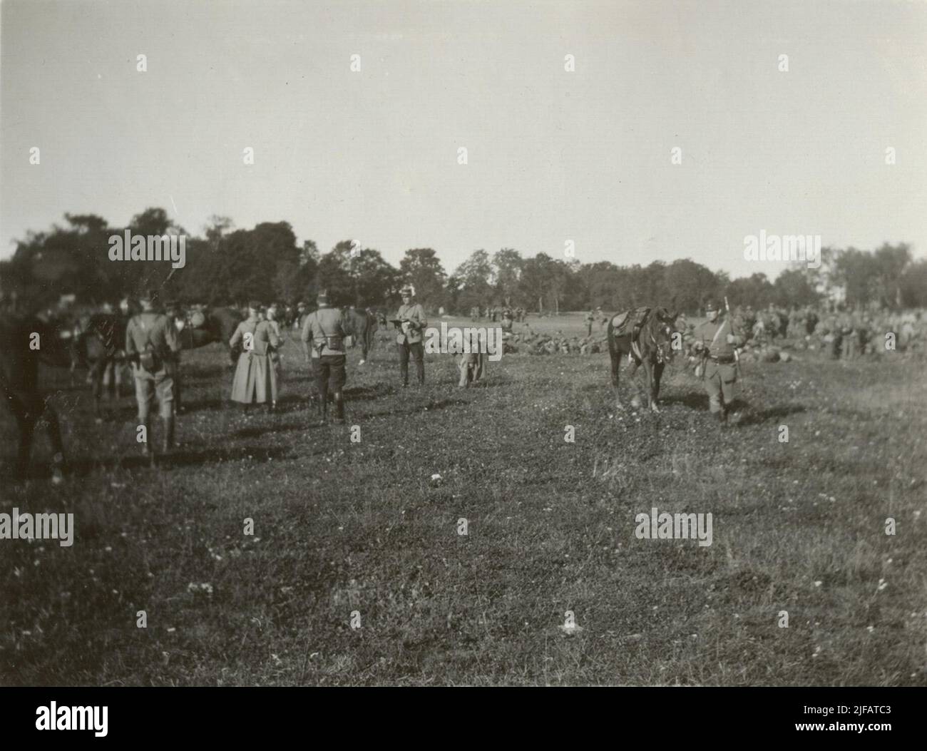 Regiment exercise 1921 Stock Photo - Alamy
