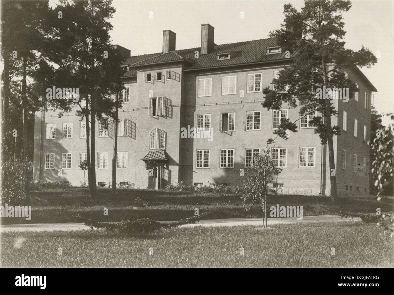 Buildings at the barracks area, Södermanland's regiment for 10 Stock ...